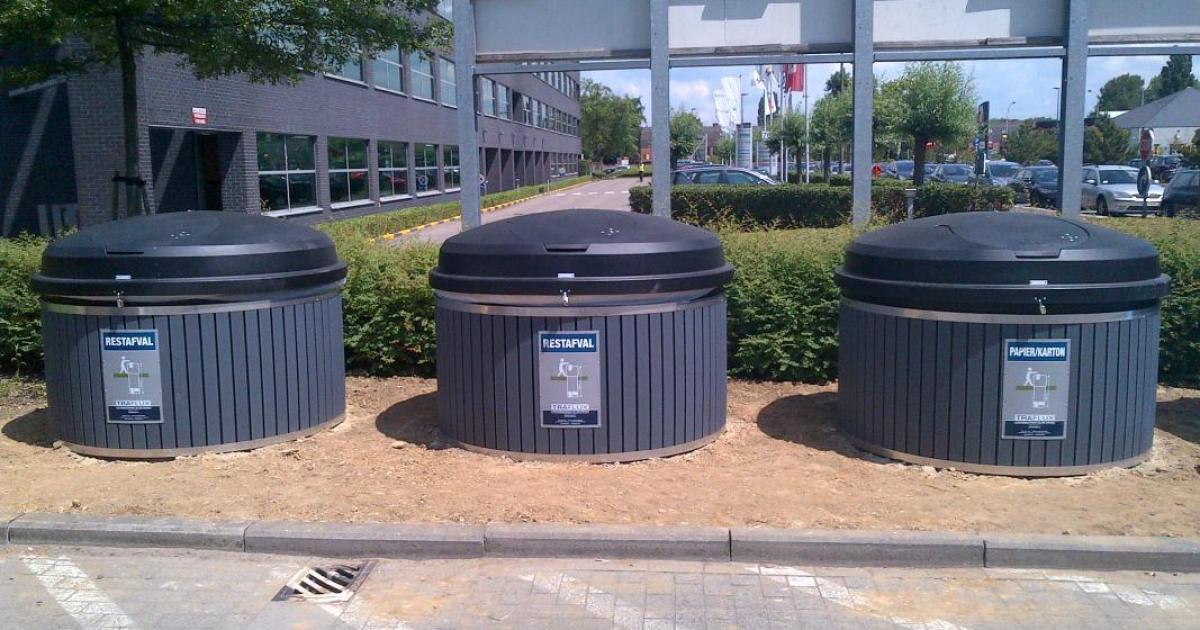 ZBIN - conteneur à déchets semi-enterré | traflux